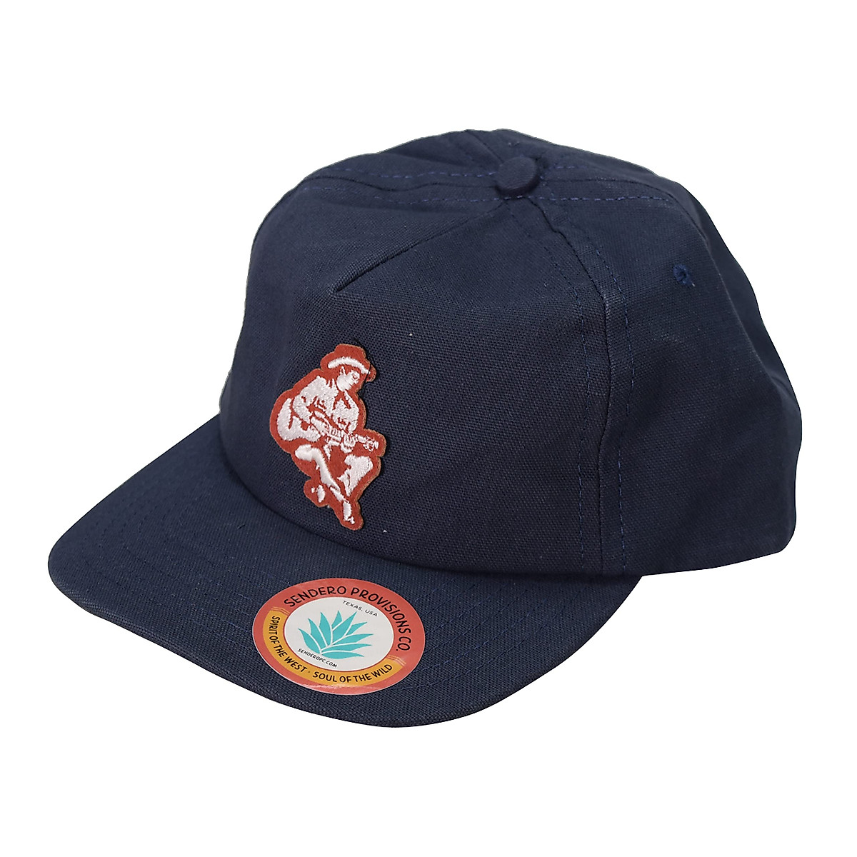 Sendero Provisions Co. Embroidered Logo The Hank Snapback Hat Blue One Size