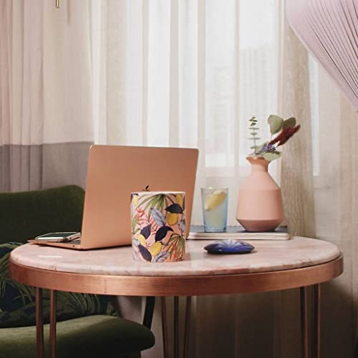 L'or de Seraphine Mansour Marrakech Scented Candle | Fragrance No. 25 | Fruity & Fresh Notes | 80 Hour Burn Time | Luxury Scented Candle for Home & Leisure | 17 oz