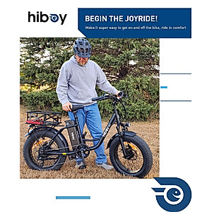 Hiboy Electric Bike x2(Black x1, White x1), 500W Motor (9600W Peak), 720WH Removable Battery, 25MPH Top Speed, 20"x4.0" Fat Tire E-Bike