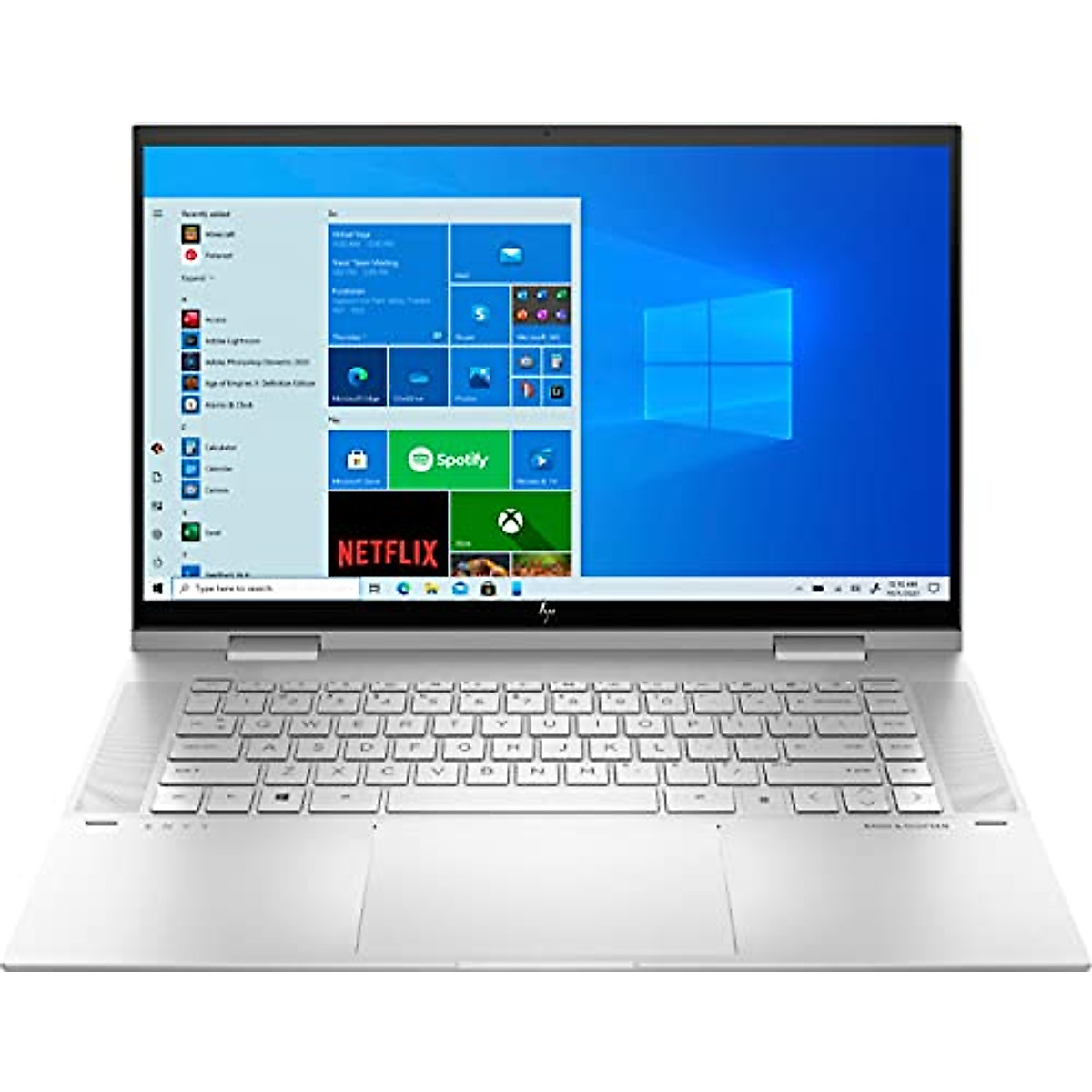 HP Envy X360 15 2-in-1 Business Laptop 15.6" FHD IPS Touchscreen 11th Gen Intel Quad-Core i5-1135G7 (Beats i7-1065G7) 32GB RAM 1TB SSD Backlit Keyboard Fingerprint Win10 Silver + Pen