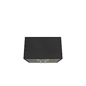 Manhattan Comfort Eiffel Garage Cabinets and Storage System, Set of 4, Matte Black and Grey