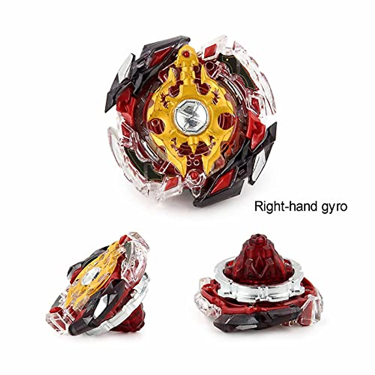 Gytobytle 4 Bey Spinning Top Spriggan Launcher Battling Set, Blade Burst Surge Metal Fusion with Box for Boys Kids