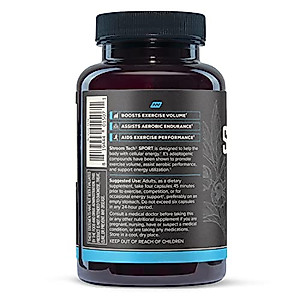 ONNIT Shroom TECH Sport (84ct) | All Natural Pre-Workout Supplement with Ashwagandha, Cordyceps Mushroom, and Rhodiola Rosea