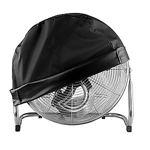 PASONIKA Floor Fan Cover, Dustproof 20'' Industrial Fan Cover, Household Fan Cover for High Velocity Floor Fan, Black