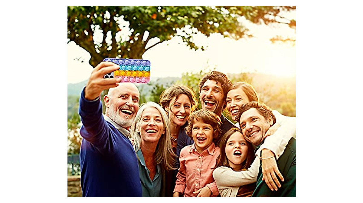 aupartuds Pop It Phone Case for iPhone - Stress Relief & Protection