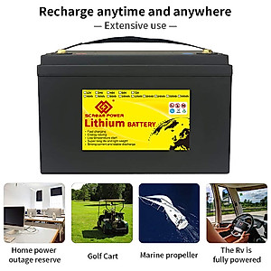 LiFePO4 24V Battery 60Ah Portable Power Station LiFePO4 Battery Backup Solar Generator with USB Ports and LiFePO4 Battery Charger,for Outdoors Camping Travel Hunting,RV,Marine,Off-Grid Solar System