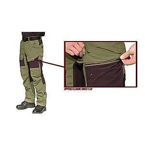 TRU-SPEC Men's 24-7 Series Xpedition Pant, Ranger Green/Black, 30W 30L