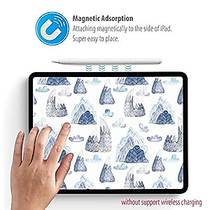 Gutliebe Stylus Pen for Apple iPad Pen with High Precision, Tilt Sensitivity, Palm Rejection and Magnetic Attachment, Type-C Rechargeable Stylus for Drawing and Writing on The iPad 2018-2020