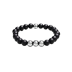 Scouts Preppers Luxury 2pack red&black Beaded Bracelet - Onyx & Hematite PLUS Red Natural Stone Beaded Bracelet - Meaningful Unisex Design Beads for Men Women Xmas Gift, Black,Turquoise