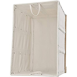 Global Industrial 20 Bushel, Canvas Basket Bulk Truck, Unassembled, 48" L x 32" W x 36" H