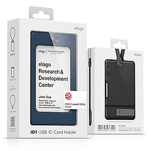 elago iD1 USB ID Card Holder (reddot Design Award Winner 2014) - Jean Indigo(USB Flash Drive Not Included)