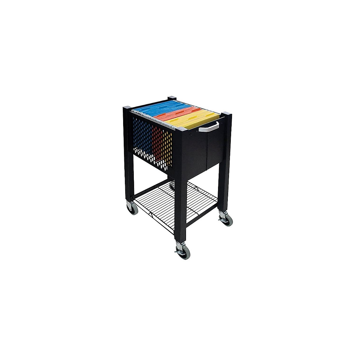 Vertiflex Vf53000 Instacart File Cart, 14-1/4W X 28-1/2D X 27-3/4H, Black
