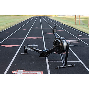 Black Phone Holder and Silicone Seat Cover Combo Designed for The Concept 2 Rowing Machine and PM5 Monitor