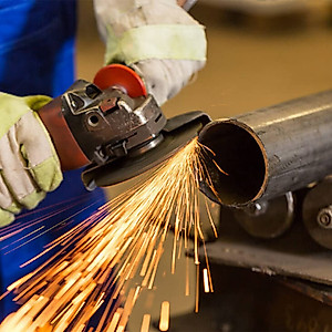 Grinder Flange Angle Wrench Metal Lock Nut Fit for DW Milwaukee Makita 193465-4 Compatible with Bosch Black & Decker Ryobi 4.5" 5" 5/8-11 Replacement Part 7PCS