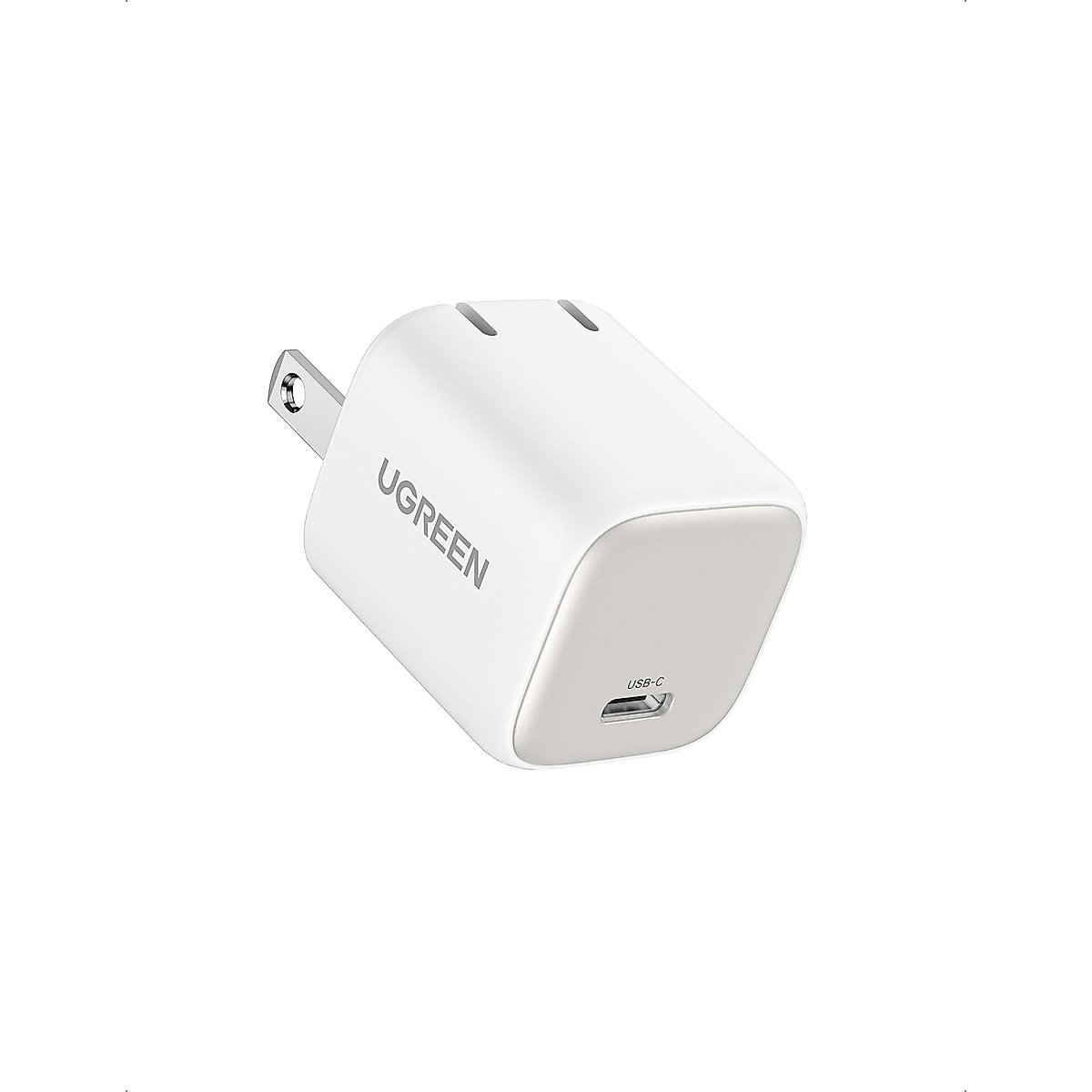 UGREEN 30W USB C Charger, Nexode Foldable GaN PPS Compact Fast Wall Charger Block, USB-C Power Adapter for iPhone 15 Pro Max/14/13, Galaxy S23 Ultra, Google Pixel 7, MacBook Air, iPad Pro (White)