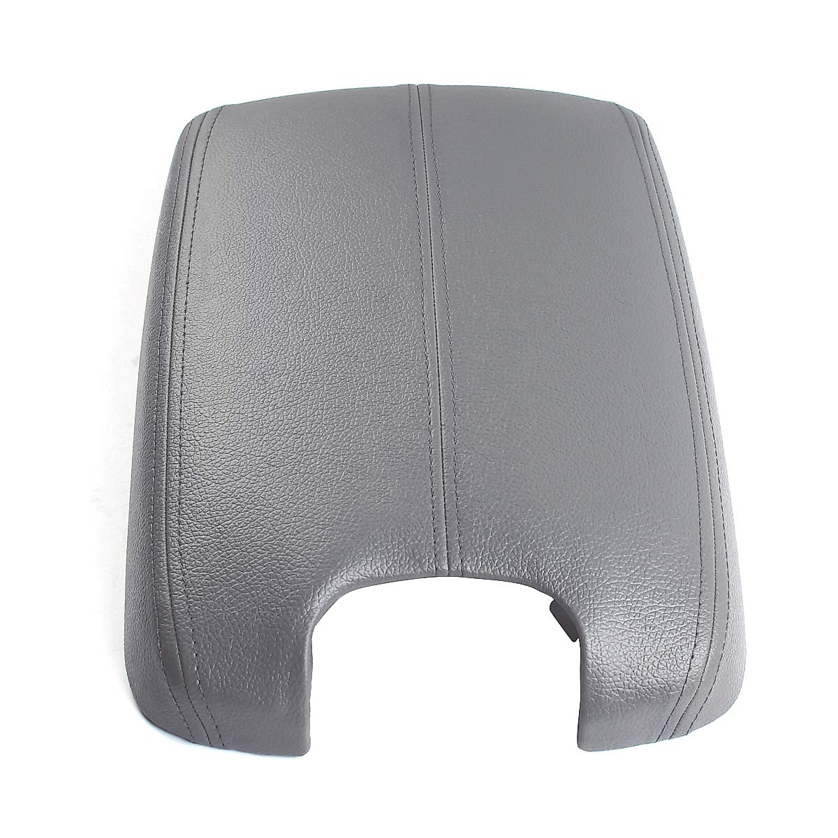 MOTOALL Auto Car Leather Suture Center Console Armrest Lid Cover Cap for 2008 2009 2010 2011 2012 Honda Accord Synthetic Leather (Vinyl) Plastic Gray