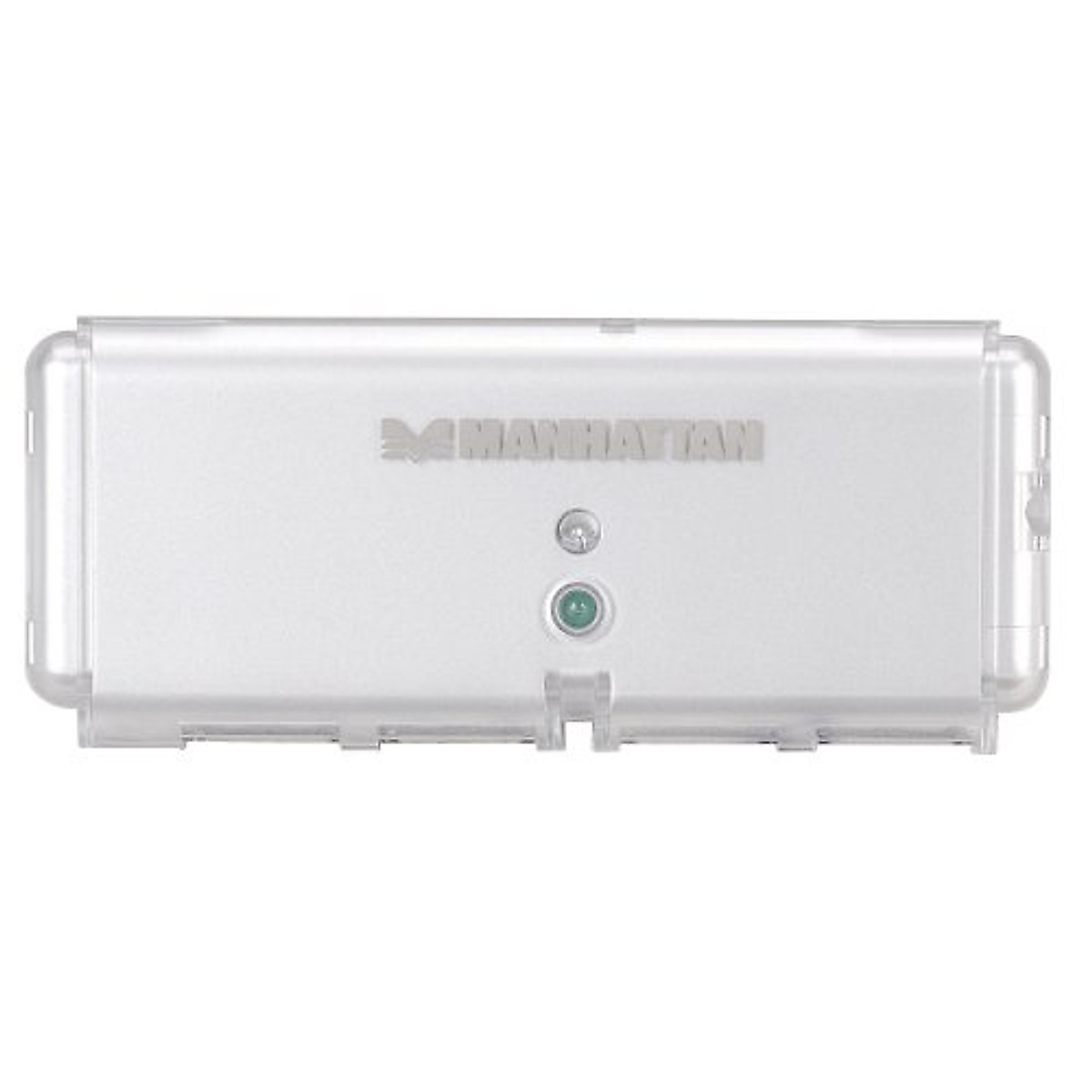 Manhattan 4-Port Hi-Speed USB Pocket Hub - Silver (160599)