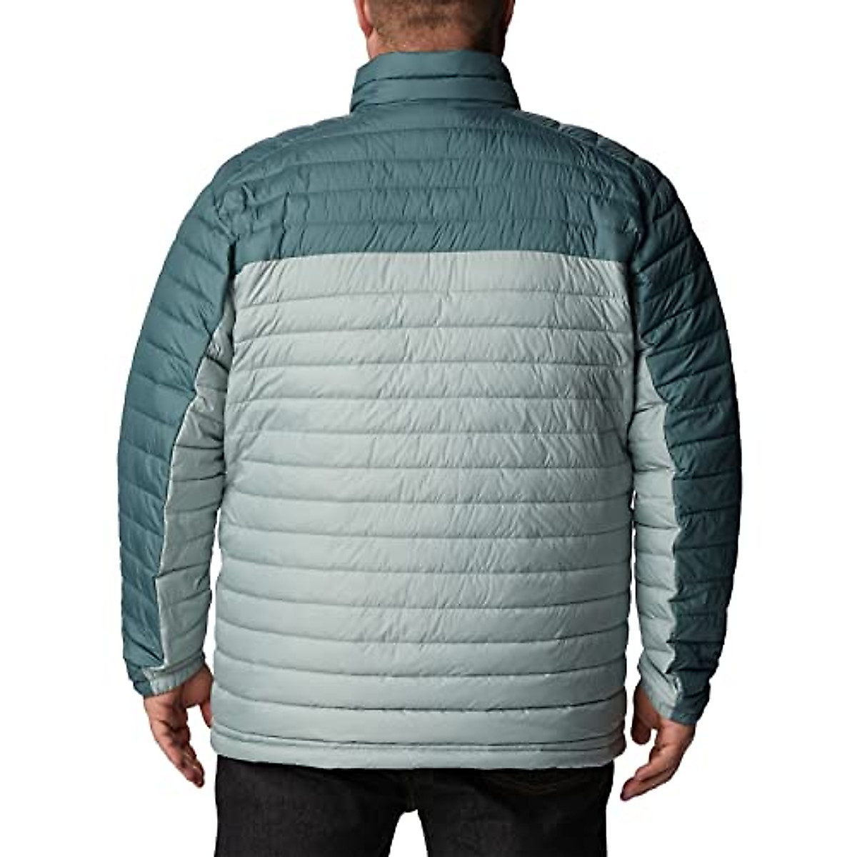 Columbia Men's Silver Falls Jacket, Niagara/Metal, Large