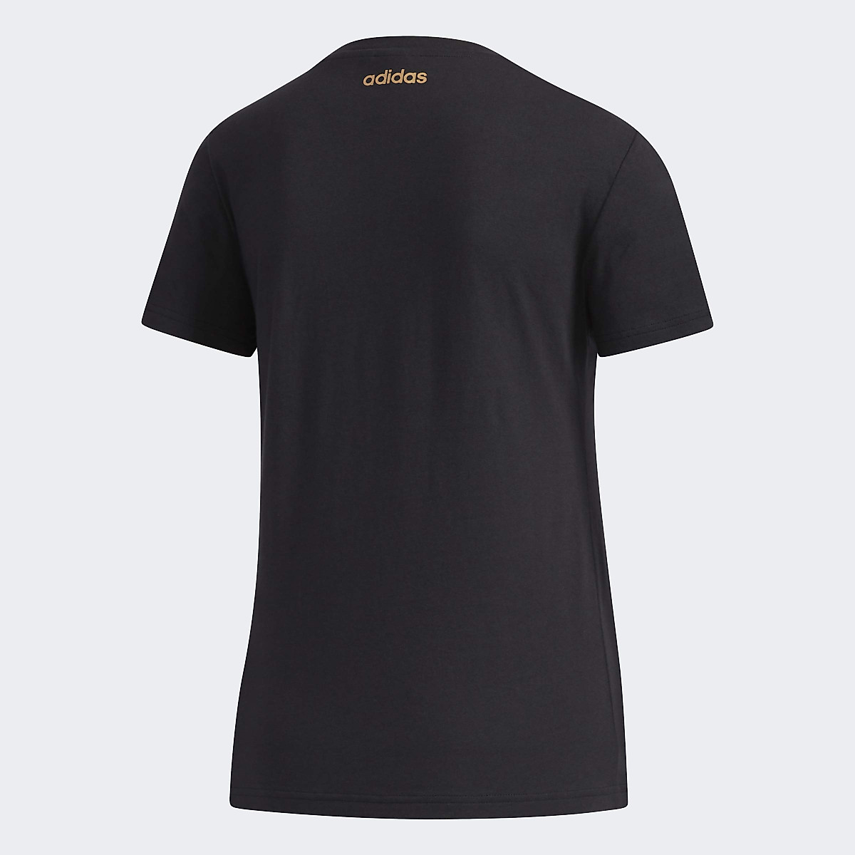 adidas Womenomen E Tee, Black/Copper Metallic, Small
