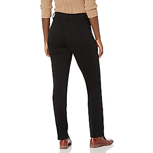 Gloria Vanderbilt Women's Size Classic Amanda High Rise Tapered Jean, Black, 16 Plus