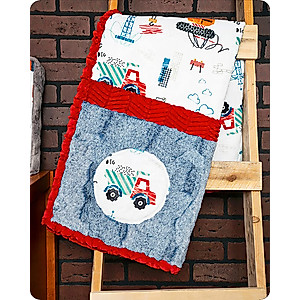 Shannon Fabrics Cuddle Kit Lullaby Demoday Notion, Blue, 28 Inches