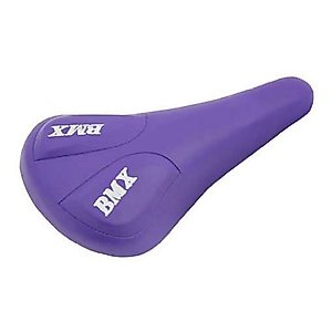 Vinyl Diamond Pattern Vinyl BMX Bike Saddle, Multiple Colors (Purple)