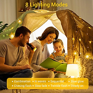 Snowflake Curtain Lights: 212 LED String Lights with 15 Snowflakes, Decorative Twinkle Window Fairy Light 8 Modes for Indoor Home Bedroom Wall Garden Patio Porch Party Wedding Xmas Decor