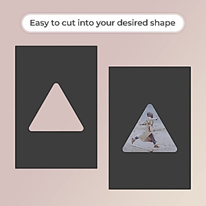 Frametory, 12x18 Black Uncut Picture Mat Boards, Backing Boards for Frames, Photos, Crafts - Pack of 12