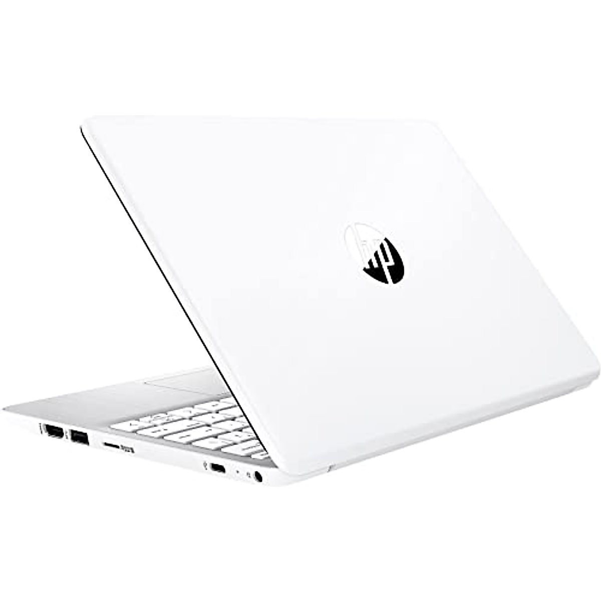 HP 2022 Stream 11.6 inch Laptop, Intel Celeron N4020 Dual-Core Processor, 4GB DDR4 Memory,128GB Storage(64GB eMMC+64GB Card),WiFi,Webcam,Bluetooth,1-Year Microsoft 365, Snow White | NoCo Bundle