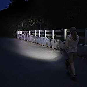 Scipio Tactical Rechargeable LED Flashlight - 4000 Lumens with Glass Breaker and Bright Light