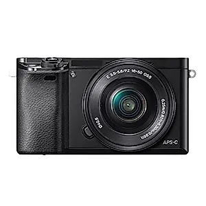 Camera New A6000 Mirrorless Digital Camera ILCE-6000L with 16-50mm Lens -24.3MP -Full HD Video Digital Camera