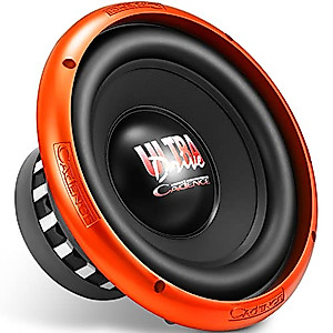 Cadence 12 Inch Car Subwoofer, High Performance 900 Watts Dual 4 Ohm 2 Inch Black Aluminium 4 Layer Voice Coil, Ultra Drive Series Car Audio Woofer UD12D4, Single