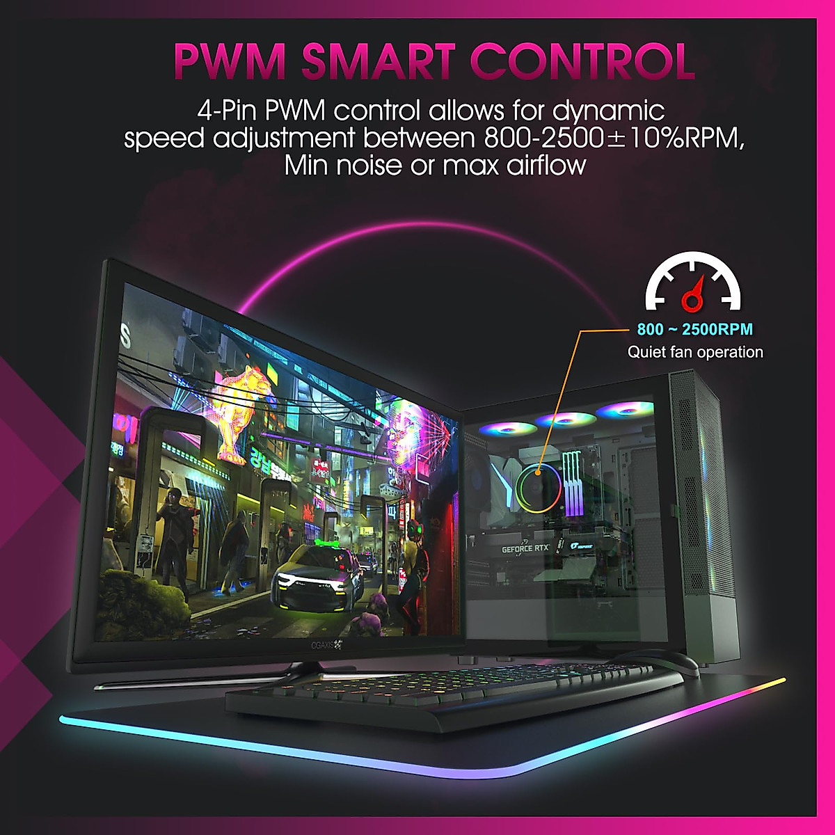 Vetroo Shadow Low-Profile CPU Cooler, 90mm Addressable RGB & PWM Fan, Premium Aluminum Fins 95W TDP Air Cooler for Intel LGA 1200/115X