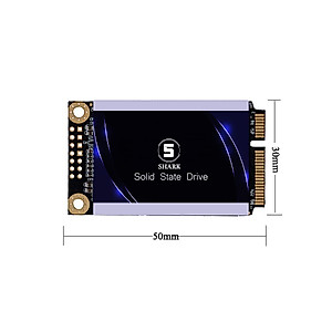 SSD MSATA 120GB Shark Speed Internal Solid State Drive High Performance Hard Drive for Desktop Laptop SATA III 6Gb/s(120 gb, MSATA)