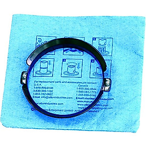 Stanley 19-1500 Blue Cloth Reusable Filter with Clamp Ring for 5-6 Gallon Wet/Dry Vacuum, Compatible with SL18115, SL18115P, SL18116, SL18116P, SL18191P, SL18199P, SL18117, SL18701P-10A, SL18410P-5A