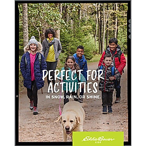 Eddie Bauer Girls' Rain Jacket - Lone Peak Waterproof 3 in 1 Insulated Windbreaker Coat with Removable Fleece Lining (5-20), Size 18-20, Soft Pink