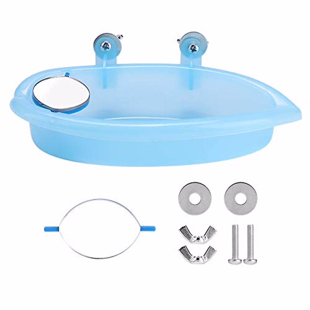 Bird Accessory Bath Box, Bird Bath, Bird Cage Bath, for Canary for Pet Brids