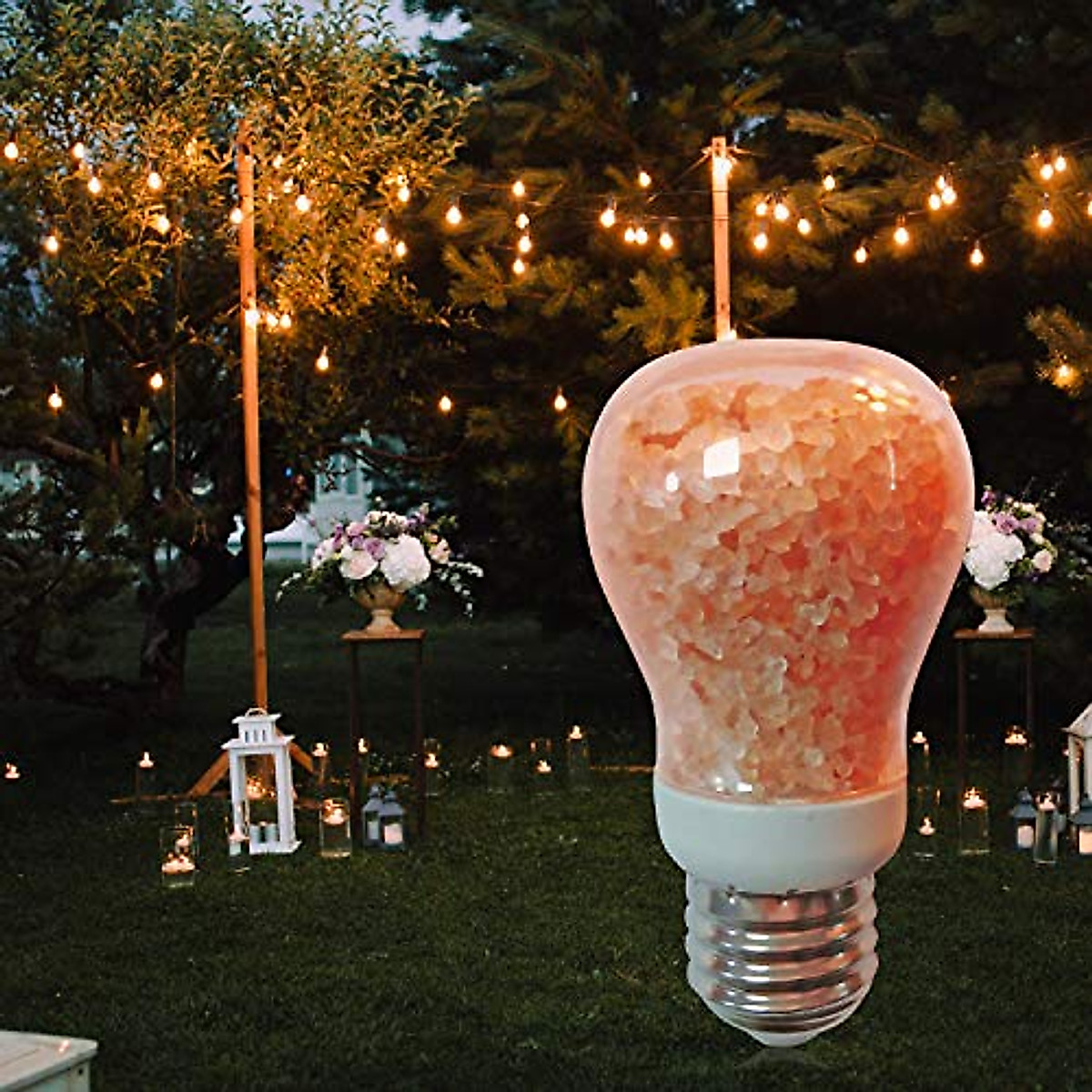 Natural Pink Salt LED Light Bulb, 40 Watt Equivalent Night Light - 1 Count