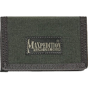 Maxpedition Gear Micro Polyurethane Wallet, Light-weight, Foliage Green small