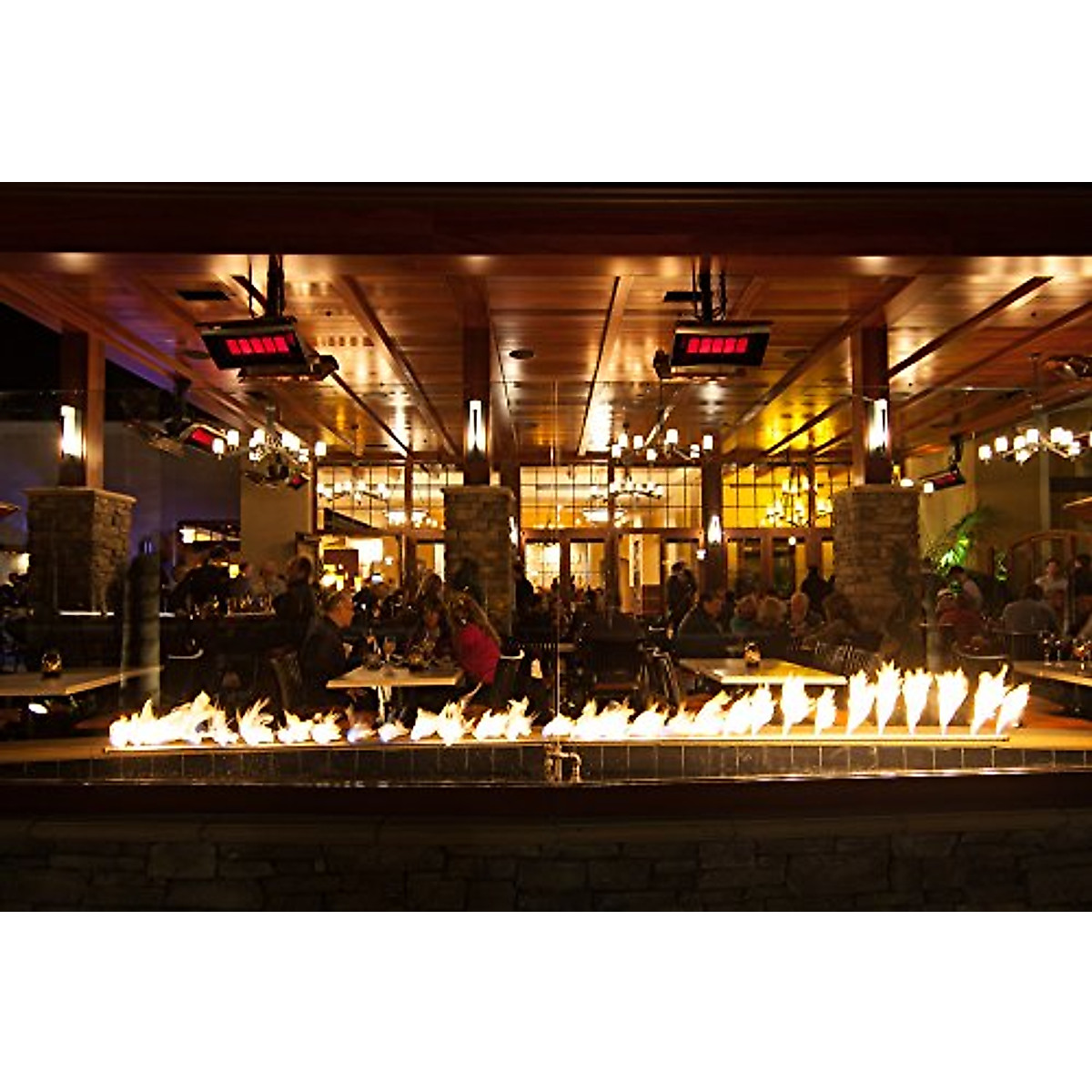 Bromic Heating BH0110003-1 Smart-Heat Platinum 500 Radiant Infrared Patio Heater, Natural Gas, 39800 BTU