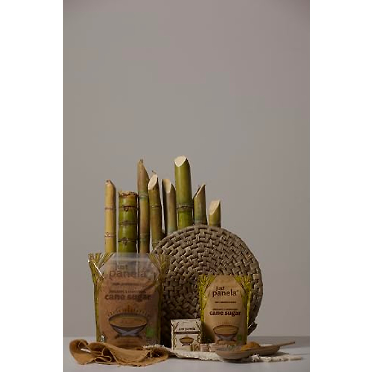 Organic Unrefined Cane Sugar - 1 Pound, Pack of 2 - Sweeten Your Coffee with Natural Cane Sugar - Unprocessed and Handcrafted Cane Sugar with Intact Natural Minerals - Jaggery Powder