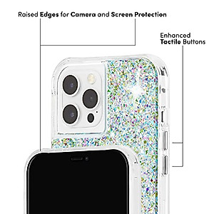 Case-Mate - TWINKLE - Case for iPhone 12 Pro Max (5G) - 10 ft Drop Protection - 6.7 Inch - Confetti