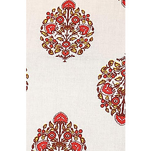 Janasya Indian Women's White Pure Cotton Kurta(JNE3440-KR-M)