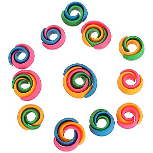 WUWEOT 100 Pack Thread Spool Savers, Spool Huggers Thread Holder Organizer for Sewing Machine and Embroidery Machine, Prevent Thread Tails from Unwinding, No Loose Ends or Thread Tails