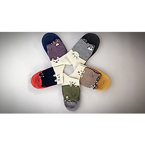 GotYourToes | Womens Teen Girls | Cute Animal Print | Crew Socks | Christmas Stocking Stuffers | 5 Pairs (Trio)