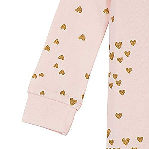 Gerber Baby Girls' 4-Pack Footed Pajamas, Love Llamas Pink, 18 Months