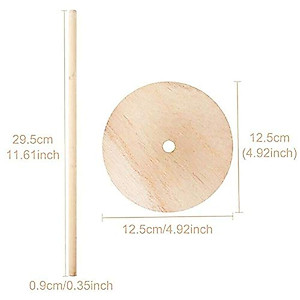 UgyDuky Wood Donut Stands - Set of 3 Donut Display Stands - Wedding Donut Bar Holder Dessert Bar Stand Wedding Decor