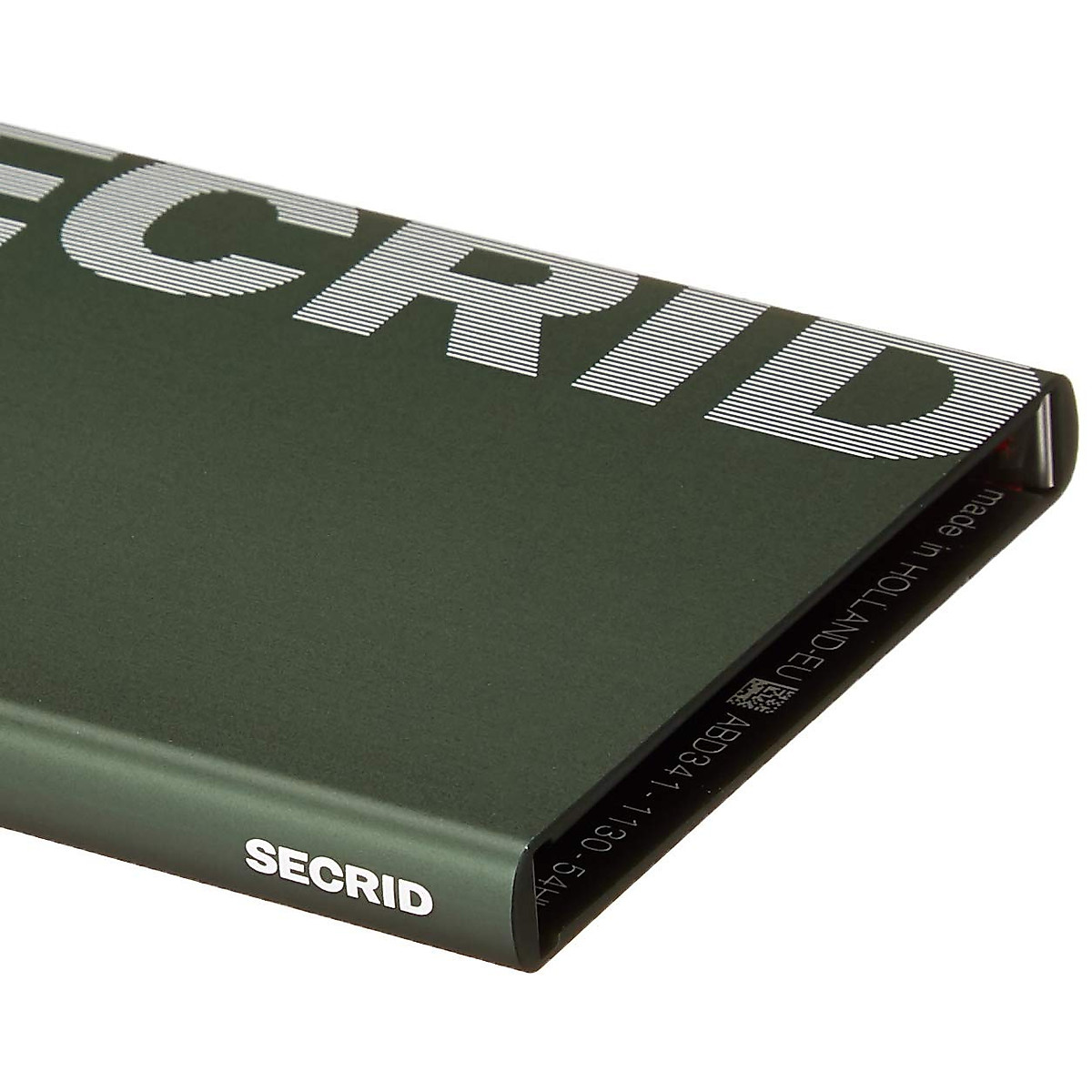 SECRID Card Protector Laser Logo, Very Slim Credit Card Holder wallet with RFID protection - Blue