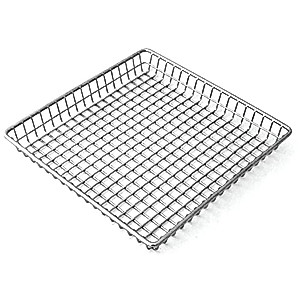 G.E.T. 4-83599 Stainless Steel Metal Rectangular Wire Serving Tray Stainless Steel Wire Baskets Collection