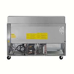 Kratos Refrigeration 69K-771 61" W Commercial Sandwich/Salad Prep Table, 16 Pan Capacity